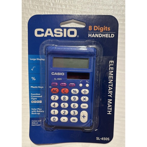 Casio | Office | Casio 8 Digit Handheld Calculator Sl45s Elementary ...